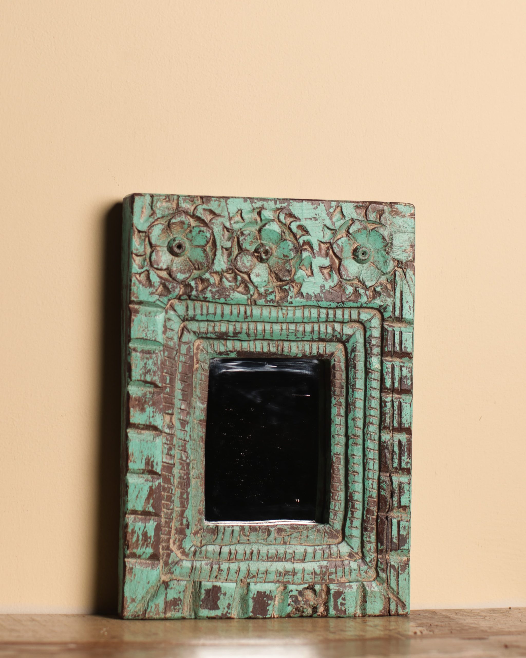 Blue Shrine Mirror - Elegant Handcrafted Mirror | Wilstone